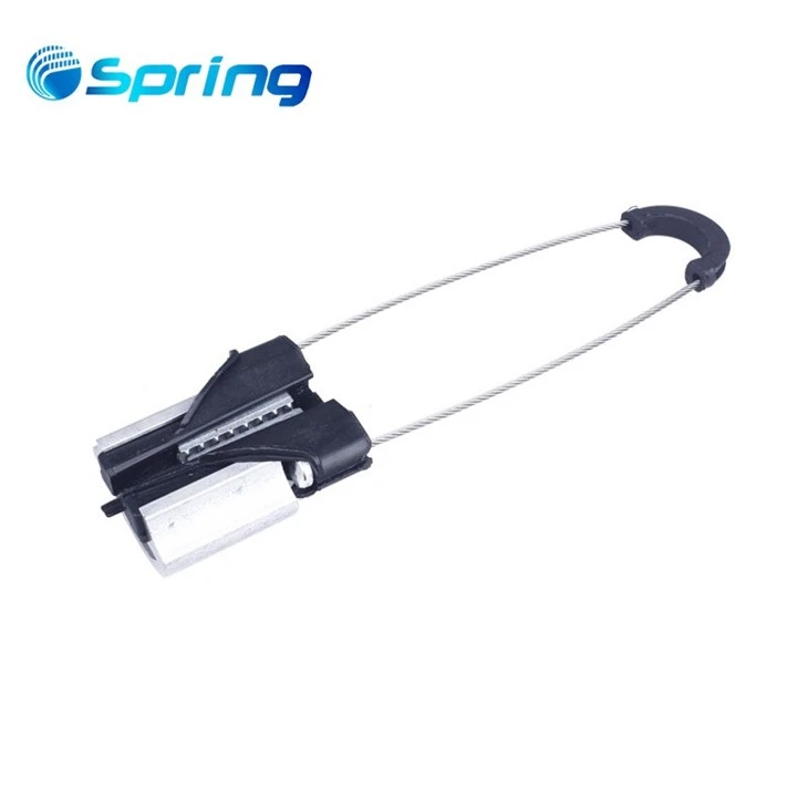 China PA07 FTTH ADSS Cable Figure 8 Fiber Optic Metal Tension Clamp ...